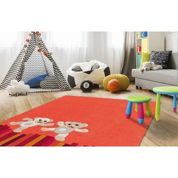Kinderteppich Arte Espina "Joy 4117", bunt (multi), B:110cm H:22mm L:160cm, Obermaterial: 100% Modacryl, Teppiche, Kinderteppich, Sehr strapazierf&auml;hig, Fu&szlig;bodenheizungsgeeignet