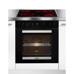 Miele Elektro-Herd-Set "H 2455 E D OBSW/EDST mit KM 6003 LPT", Energieeffizienz: A+ (A+++-D), schwarz (obsidianschwarz, edelstahl), Herdsets, Herd-Set - Kombination aus Herd und flexibel nutzbarem Kochfeld