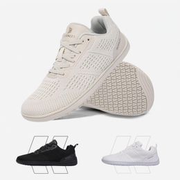 Barfu&szlig;schuh DOTALES "Easystep 2.0 Barfu&szlig;schuhe Damen & Herren", Damen, Gr. 36, Normalschaft, beige, Baumwolle, Polyurethan, Basic, Schuhe Barfu&szlig;schuh, Das Original-Barfu&szlig; Sneaker, Minimalschuhe, Schnellverschluss