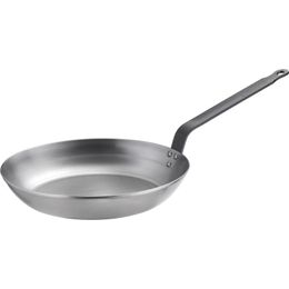 Pinti Inox Bratpfanne PINTINOX "Excalibur", silber (edelstahlfarben), H:3,75cm &Oslash;:20cm, Pfannen, Bratpfanne, mit Stiel, Induktionsgeeignet