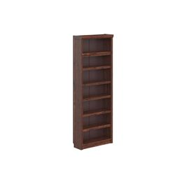 B&uuml;cherregal OTTO HOME "Soeren Regal B/T/H: 80/29/220 cm", dunkelbraun, B:80cm H:220cm T:29cm, Massivholz, Regale, B&uuml;cherregal, 7 offene F&auml;cher, massive Kiefer, FSC-zertifiziert