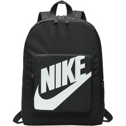 Sportrucksack Nike "CLASSIC KIDS BACKPACK (16L)", schwarz-wei&szlig; (schwarz, schwarz, wei&szlig;), Rucks&auml;cke, Kinder, Polyester, f&uuml;r Jugendliche, mit spezieller Passform f&uuml;r kleinere Schultern