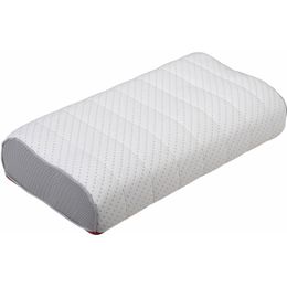 Nackenst&uuml;tzkissen BeSports "Fit HS Gel", wei&szlig;, B:33cm H:11,5cm L:63cm, Bezug: 100% Polyester. F&uuml;llung: 100% Polyurethan, Kopfkissen, H&ouml;he selbst regulierbar