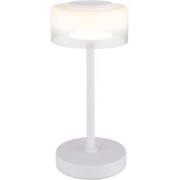 Globo LIGHTING LED Tischleuchte "BELINDA", wei&szlig;, &Oslash; 14cm, 1 Stk., Leuchten, Tischlampe/4000K/H: 325mm, LED Tischleuchte