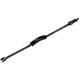 Adelia&acute;s Armband ADELIA&acute;S "Unisex Armband aus Edelstahl 20 cm", schwarz, Armb&auml;nder, Damen, 20cm, Edelstahl, Armband, Perfekt als Geschenk zum Weihnachten