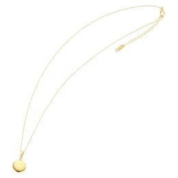Adelia&acute;s Kette ohne Anh&auml;nger ADELIA&acute;S "Damen Halskette mit Anh&auml;nger &ndash; Medaillon aus Edelstahl", gold, Halsketten, Damen, 48cm, Edelstahl, Sch&ouml;ne Geschenkidee zum Jubil&auml;um