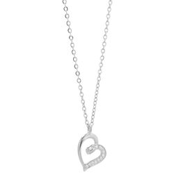Adelia&acute;s Kette ohne Anh&auml;nger ADELIA&acute;S "Damen Halskette mit Anh&auml;nger &ndash; Herz aus 925 Silber", silber, Halsketten, Damen, 45cm, Silber 925 (Sterlingsilber), Eine sch&ouml;ne Geschenkidee f&uuml;r jeden Anlass