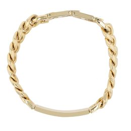 Adelia&acute;s Armband ADELIA&acute;S "Unisex Armband &ndash; Panzerarmband aus Edelstahl 19 cm", gold, Armb&auml;nder, Damen, 19cm, Edelstahl, Armband, Sch&ouml;ne Geschenkidee zum einfach so