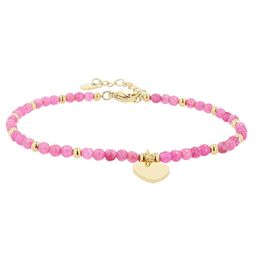 Adelia&acute;s Kettenanh&auml;nger ADELIA&acute;S "Damen Anh&auml;nger &ndash; Herzanh&auml;nger aus Edelstahl mit Perle", gold, Schmuckanh&auml;nger, Damen, Edelstahl, Kettenanh&auml;nger, Eine sch&ouml;ne Geschenkidee f&uuml;r jeden Anlass