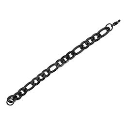Adelia&acute;s Armband ADELIA&acute;S "Unisex Armband aus Edelstahl 21 cm", schwarz, Armb&auml;nder, Damen, 21cm, Edelstahl, Armband, Zum Verschenken &ndash; ideal zum Valentinstag