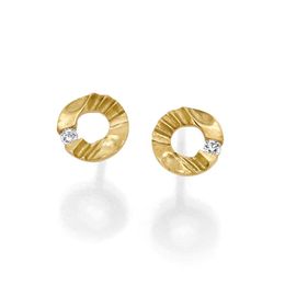 Adelia&acute;s Paar Ohrh&auml;nger ADELIA&acute;S "Neuheit 2026 - Ohrstecker Ohrringe aus 333 Gelbgold mit Zirkonia", gold, Ohrringe, Damen, Damen, Gold, mit Zirkonia