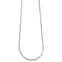 Adelia&acute;s Kette ohne Anh&auml;nger ADELIA&acute;S "Unisex Halskette &ndash; Schlangenkette aus Edelstahl 60 cm", silber, Halsketten, Damen, 60cm, Edelstahl, Perfekt als Geschenk zum Valentinstag