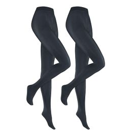 Feinstrumpfhose Hudson "SIMPLY 40", Damen, Gr. L, marine, Obermaterial: 95% Polyamid, 5% Elasthan, elastisch, Strumpfhosen Feinstrumpfhose, Semi-blickdicht und matt
