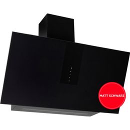 Amica Kopffreihaube "KHF 686 600 S", Energieeffizienz: A+ (A+++-D), schwarz (matt, schwarz), B:80cm H:97cm T:35cm, Dunstabzugshauben, Modernes Haubendesign mit viel Pr&auml;senz &uuml;ber dem Kochfeld