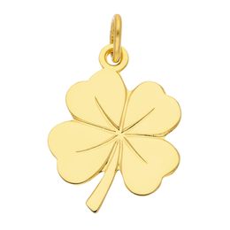 Adelia&acute;s Kettenanh&auml;nger ADELIA&acute;S "333 Gold Anh&auml;nger Kleeblatt", gold, Schmuckanh&auml;nger, Damen, Gold, Kettenanh&auml;nger, 333 Gold Goldschmuck f&uuml;r Damen