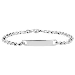 Adelia&acute;s Armband ADELIA&acute;S "Damen Armband &ndash; Panzerarmband aus Edelstahl 18 cm", silber, Armb&auml;nder, Damen, 18cm, Edelstahl, Armband, Ideal als Geschenk zum einen besonderen Tag