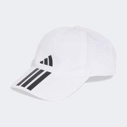 Baseball Cap adidas Performance "BB CAP 3S CLIMA", Damen, schwarz-wei&szlig; (wei&szlig;, schwarz), Obermaterial: 90% Polyester, 10% Elasthan, Caps