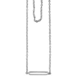 Adelia&acute;s Kette ohne Anh&auml;nger ADELIA&acute;S "Damen Halskette mit Anh&auml;nger &ndash; aus Edelstahl", silber, Halsketten, Damen, 80cm, Edelstahl, Geschenkidee: zeitlos und vielseitig