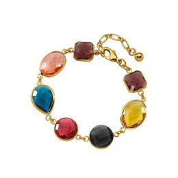 Armband Lady, lila (beere, beere), Armb&auml;nder, Damen, Metall, Armband