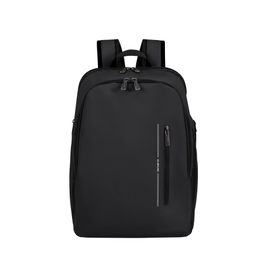 Laptoprucksack Samsonite "GLAM-GO 15,6 Zoll", Damen, Gr. B/H/T: 30cm x 42cm x 13cm, schwarz, Polyester, Rucks&auml;cke Laptoprucksack, mit separatem Laptop- und Tabletfach, mit Rei&szlig;verschluss im Hauptfach