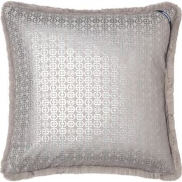 Dekokissen Sportalm KITZB&Uuml;HEL "Mojito", grau (grau, hellgrau, felloptik), B:50cm L:50cm, Obermaterial: 100% Polyester, Dekokissen_Sitzkissen_Kissenh&uuml;llen, aus kuschelweichem Kunstfell