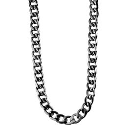 Adelia&acute;s Kette ohne Anh&auml;nger ADELIA&acute;S "Herren Halskette &ndash; Panzerkette aus Edelstahl 61 cm", schwarz, Halsketten, Herren, 61cm, Edelstahl, Eine sch&ouml;ne Geschenkidee f&uuml;r jeden Anlass