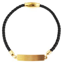Adelia&acute;s Armreif ADELIA&acute;S "Damen Armband &ndash; Armreif aus Leder 17 cm", schwarz, Armb&auml;nder, Damen, 17cm, Leder, Armreif, Perfekt zum Verschenken an besondere Menschen