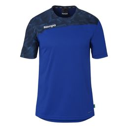 Trainingsshirt Kempa "Trainings-T-Shirt Athletics 29 Kids", M&auml;dchen, Gr. 116, blau (royal, marine), Obermaterial: 100% Polyester Pol. recyc.., Shirts