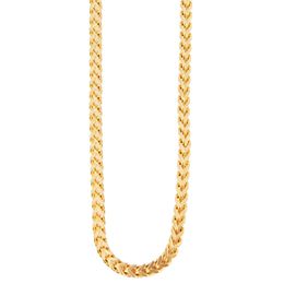 Adelia&acute;s Kette ohne Anh&auml;nger ADELIA&acute;S "Unisex Halskette &ndash; Panzerkette aus Edelstahl 50 cm", gold, Halsketten, Damen, 50cm, Edelstahl, Ideal als Geschenk &ndash; dezent und elegant