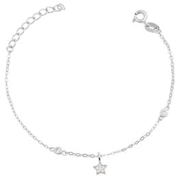 Adelia&acute;s Silberarmband ADELIA&acute;S "Damen Armband aus Silber mit Zirkonia" Gr. 14, silber, Armb&auml;nder, Damen, 14, Silber 925 (Sterlingsilber), Silberarmband