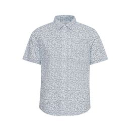 Kurzarmhemd Casual Friday "Kurzarmhemd CFAton", Herren, Gr. S, N-Gr, blau (chambray blau), Obermaterial: 100% Baumwolle CO., Hemden