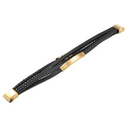 Adelia&acute;s Armband ADELIA&acute;S "Unisex Armband &ndash; Lederarmband aus Leder 19 cm", schwarz, Armb&auml;nder, Damen, 19cm, Leder, Armband, Zum Verschenken &ndash; ideal zum Muttertag