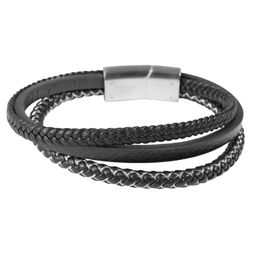 Adelia&acute;s Armband ADELIA&acute;S "Herren Armband &ndash; Lederarmband aus Leder 21 cm", braun, Armb&auml;nder, Herren, 21cm, Leder, Armband, Ein Geschenk, das Freude macht