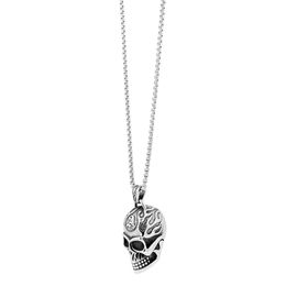 Adelia&acute;s Kette ohne Anh&auml;nger ADELIA&acute;S "Herren Halskette mit Anh&auml;nger &ndash; Totenkopf aus Edelstahl", silber, Halsketten, Herren, 60cm, Edelstahl, Zum Verschenken an Menschen, die Ihnen am Herzen liegen