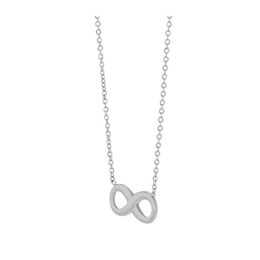 Adelia&acute;s Kette ohne Anh&auml;nger ADELIA&acute;S "Damen Halskette &ndash; Unendlichkeitszeichen aus Edelstahl 43+5", silber, Halsketten, Damen, 48cm, Edelstahl, Ideal als Geschenk zum einfach so