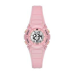 Chronograph Skechers "Rosita", rosa, Armbanduhren, Damen, Chronograph, Quarzuhr, Armbanduhr, Damenuhr, digital, Tag, Wochentag, Beleuchtung