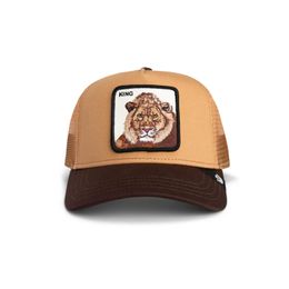 Snapback Cap GOORIN BROS. "Cap OG Trucker", Herren, braun (king trucker heat), Obermaterial: 57% Polyester PES. 43% Baumwolle CO., Caps