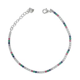 Adelia&acute;s Armband ADELIA&acute;S "Damen Armband aus 925 Silber mit Zirkonia 17 cm", silber, Armb&auml;nder, Damen, 17cm, Silber 925 (Sterlingsilber), Armband, Perfekt zum Verschenken an besondere Menschen
