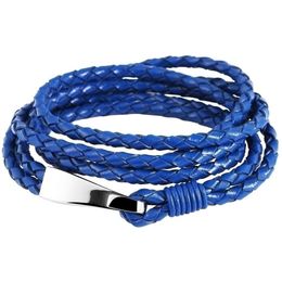 Adelia&acute;s Wickelarmband ADELIA&acute;S "Unisex Armband &ndash; Wickelarmband aus Leder 60 cm", blau, Armb&auml;nder, Damen, 60cm, Leder, Wickelarmband, Sch&ouml;ne Geschenkidee zum einen besonderen Tag