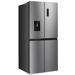Hanseatic Multi Door "HCDC18080CWD", Energieeffizienz: C (A-G), silber (edelstahl), Wasserspender, K&uuml;hlschr&auml;nke, inkl. 3 Jahre Herstellergarantie