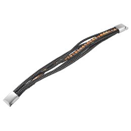 Adelia&acute;s Armband ADELIA&acute;S "Unisex Armband &ndash; Lederarmband aus Leder mit Jaspis 23 cm", schwarz, Armb&auml;nder, Damen, 23cm, Leder, Armband, Ideal als Geschenk f&uuml;r besondere Anl&auml;sse