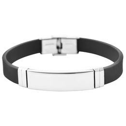 Adelia&acute;s Armband ADELIA&acute;S "Unisex Armband &ndash; Silikonarmband aus Silikon 20 cm", schwarz, Armb&auml;nder, Damen, 20cm, Synthetik, Armband, Perfekt als Geschenk f&uuml;r besondere Menschen