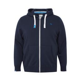 !Solid Kapuzensweatjacke SOLID "Kapuzensweatjacke SDBennZip Big & Tall", Herren, Gr. 5XL, blau (insignia blau), Obermaterial: 50% Baumwolle CO. 50% Polyester PES., Sweatjacken