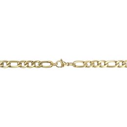 Adelia&acute;s Kette ohne Anh&auml;nger ADELIA&acute;S "Unisex Halskette &ndash; Figarokette aus Edelstahl 50 cm", gold, Halsketten, Damen, 50cm, Edelstahl, Perfekt als Geschenk zum Muttertag