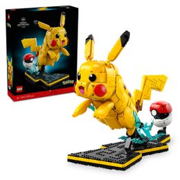 Konstruktionsspielsteine Lego "Pikachu und Pok&eacute;ball (72152), Lego Pok&eacute;mon", bunt, Spielbausteine, Kunststoff