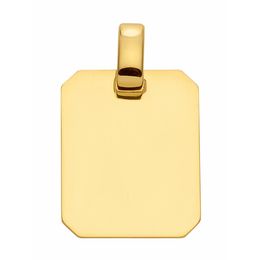 Adelia&acute;s Kettenanh&auml;nger ADELIA&acute;S "333 Gold Gravurplatte Anh&auml;nger", gold, Schmuckanh&auml;nger, Damen, Gold, Kettenanh&auml;nger, 333 Gold Goldschmuck f&uuml;r Damen