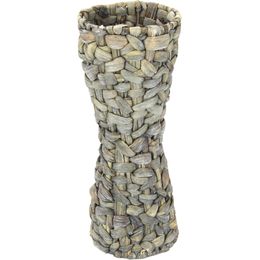 Wasserhyazinthenvase I.GE.A. "Wasserhyazinthenvase", grau, B:14cm H:40cm, Wasserhyazinthe, Pflanzgef&auml;&szlig;e