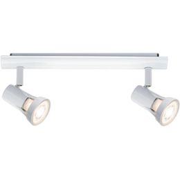 Paulmann LED Deckenleuchte "Teja", wei&szlig;, 2, H: 12cm, 1 Stk., Leuchten, GU10, LED Deckenleuchte