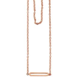 Adelia&acute;s Kette ohne Anh&auml;nger ADELIA&acute;S "Damen Halskette mit Anh&auml;nger &ndash; aus Edelstahl", gold, Halsketten, Damen, 80cm, Edelstahl, Zum Verschenken &ndash; ideal zum Jubil&auml;um