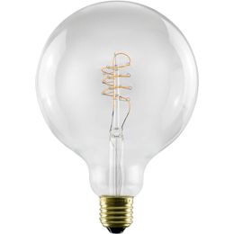 Segula LED-Filament "LED Globe 125 klar, E27", Energieeffizienz: G (A-G), transparent, klar, L:18cm &Oslash;:12,5cm, Leuchtmittel